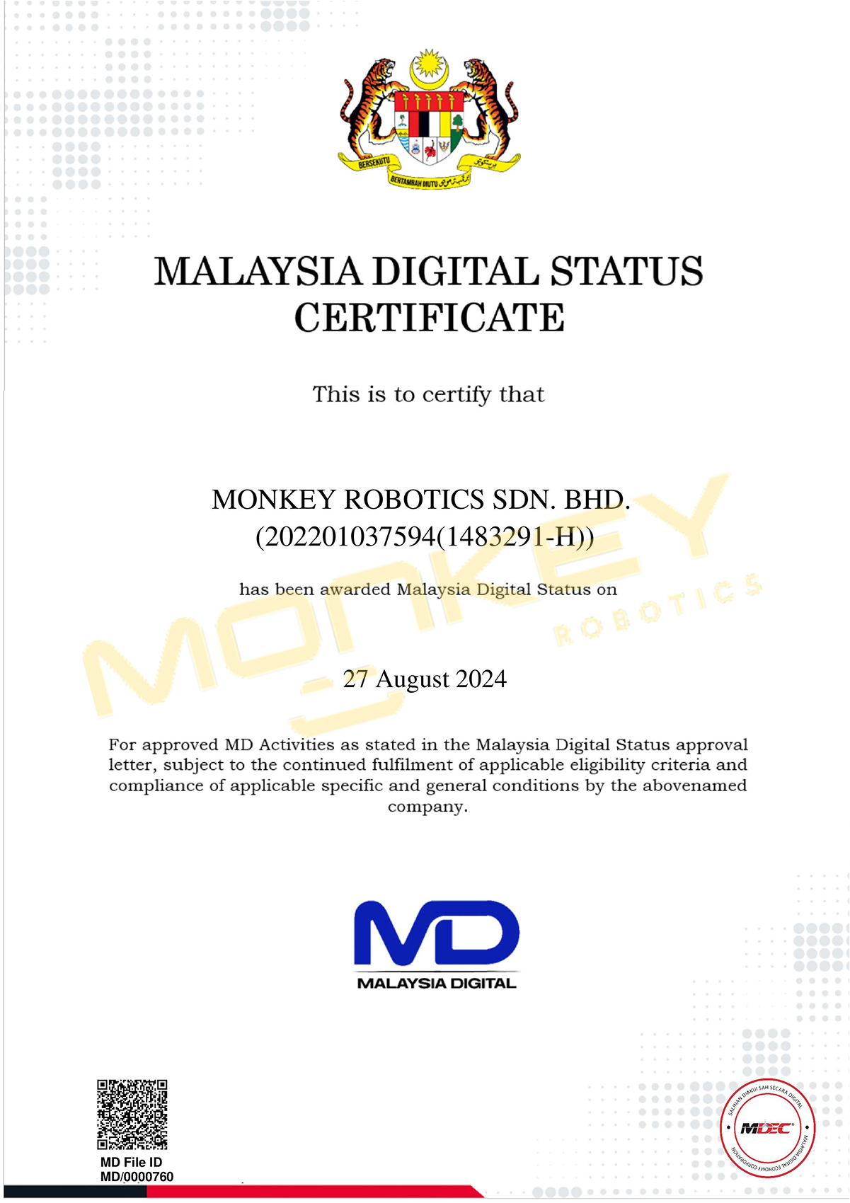 Home - MONKEY Robotics